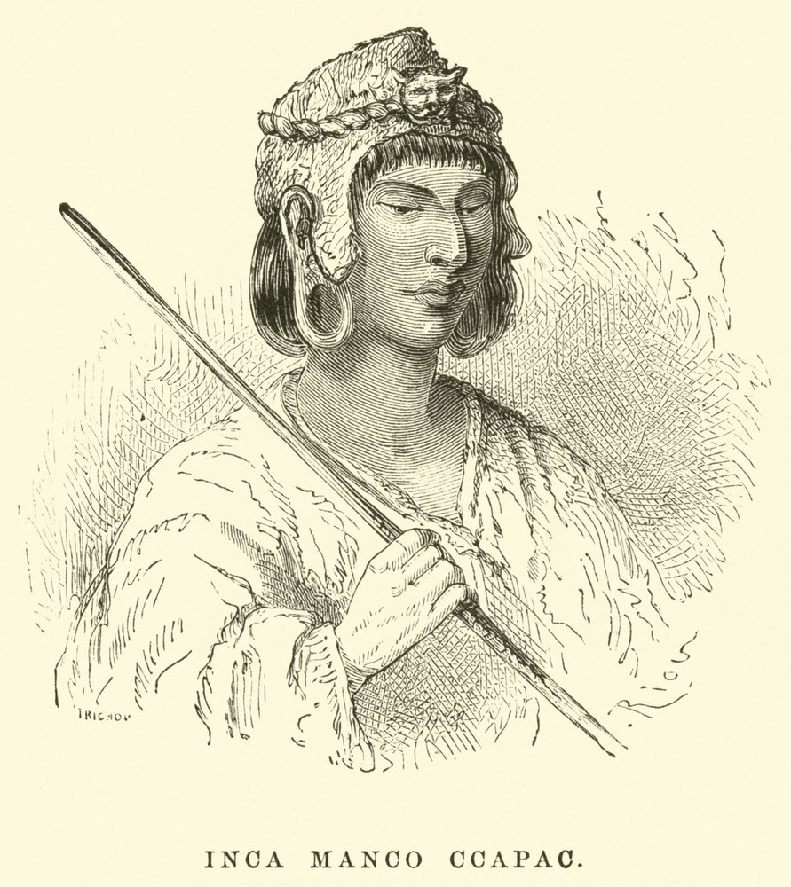 Inca Manco Ccapac by Edouard Riou: Buy fine art print